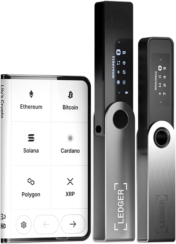 Ledger STAX – Touchscreen Crypto Wallet with Curved E Ink Display
