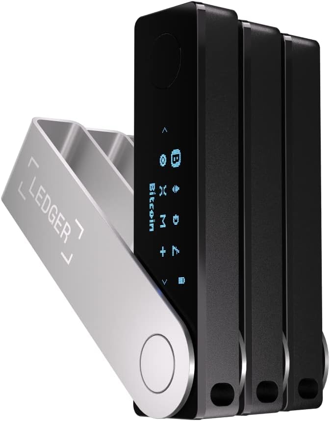 Ledger Nano X Crypto Hardware Wallet (Family Pack) | Bluetooth | 3 Units