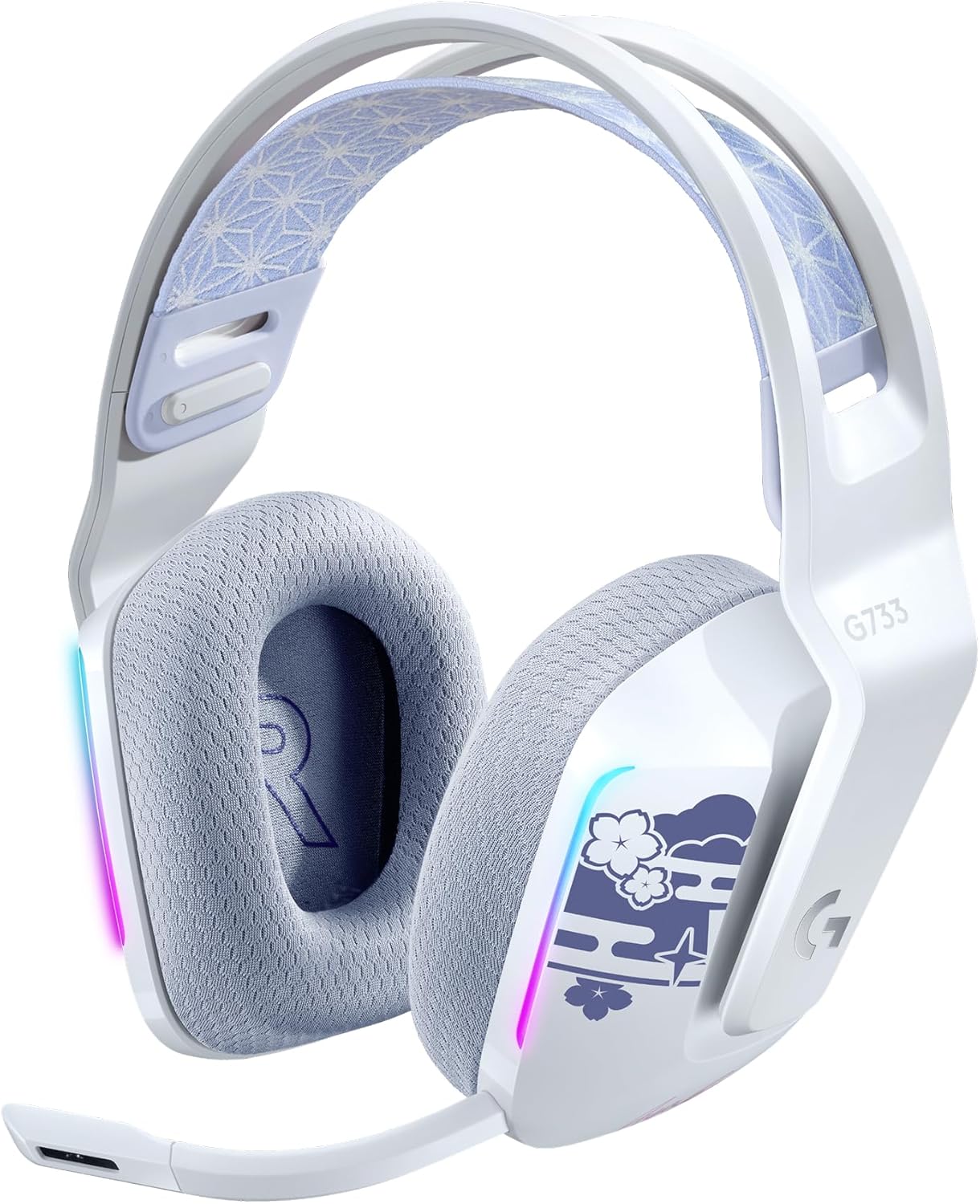 Logitech G733 LIGHTSPEED Wireless RGB Headset – White